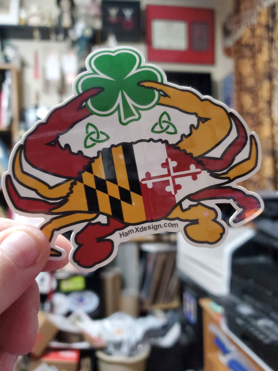Maryland Flag Crab Irish – Ham's Designs