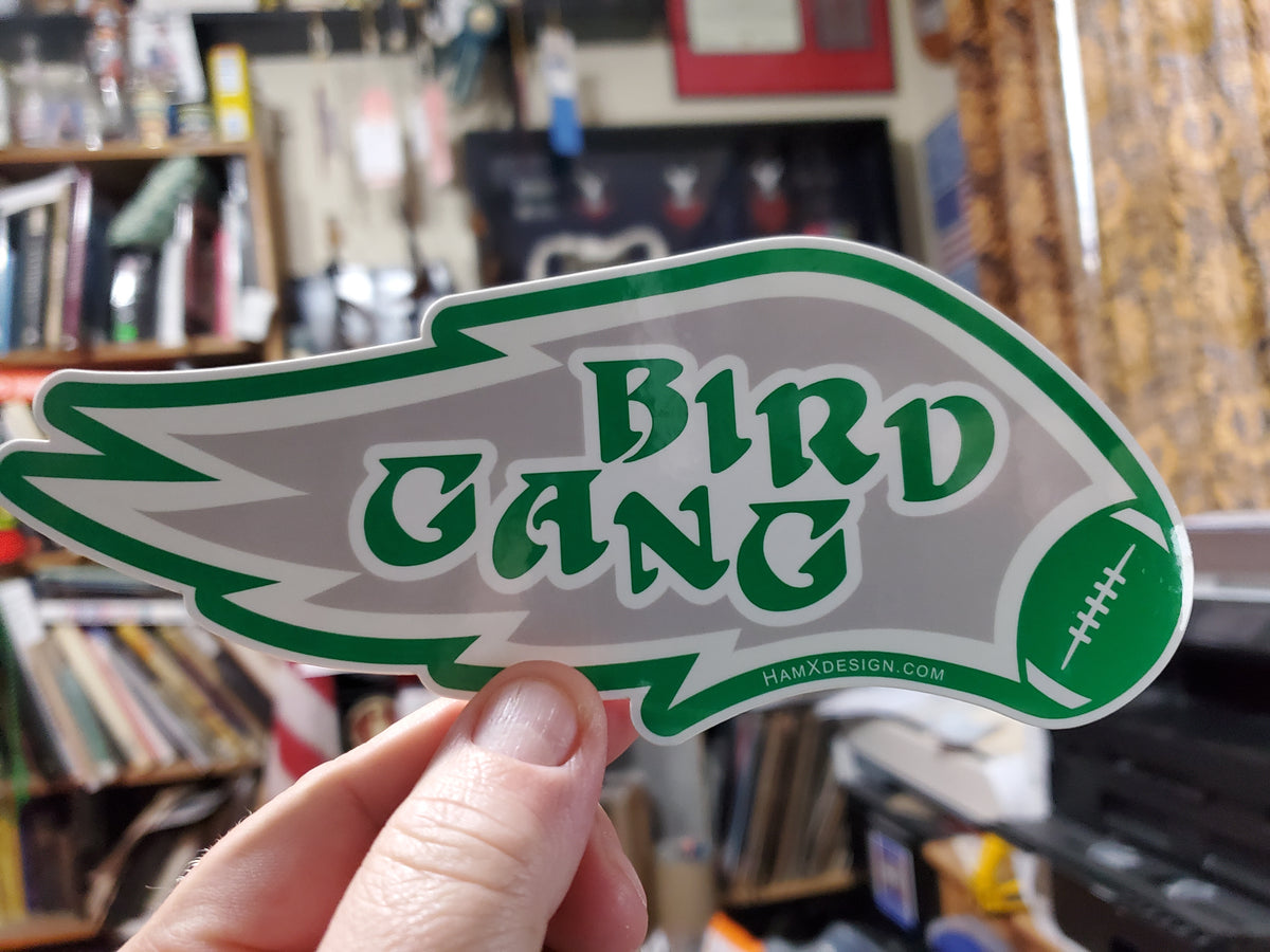 Philly Football Bird Gang Wing Sticker – Ham's Designs