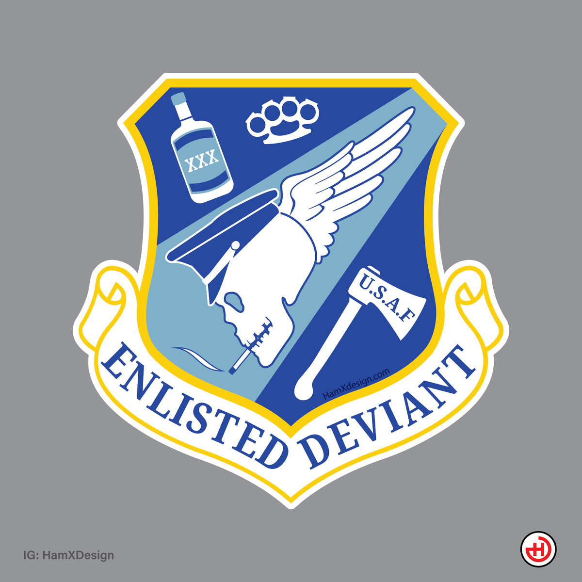 U.S. Air Force Enlisted Deviant – Ham's Designs