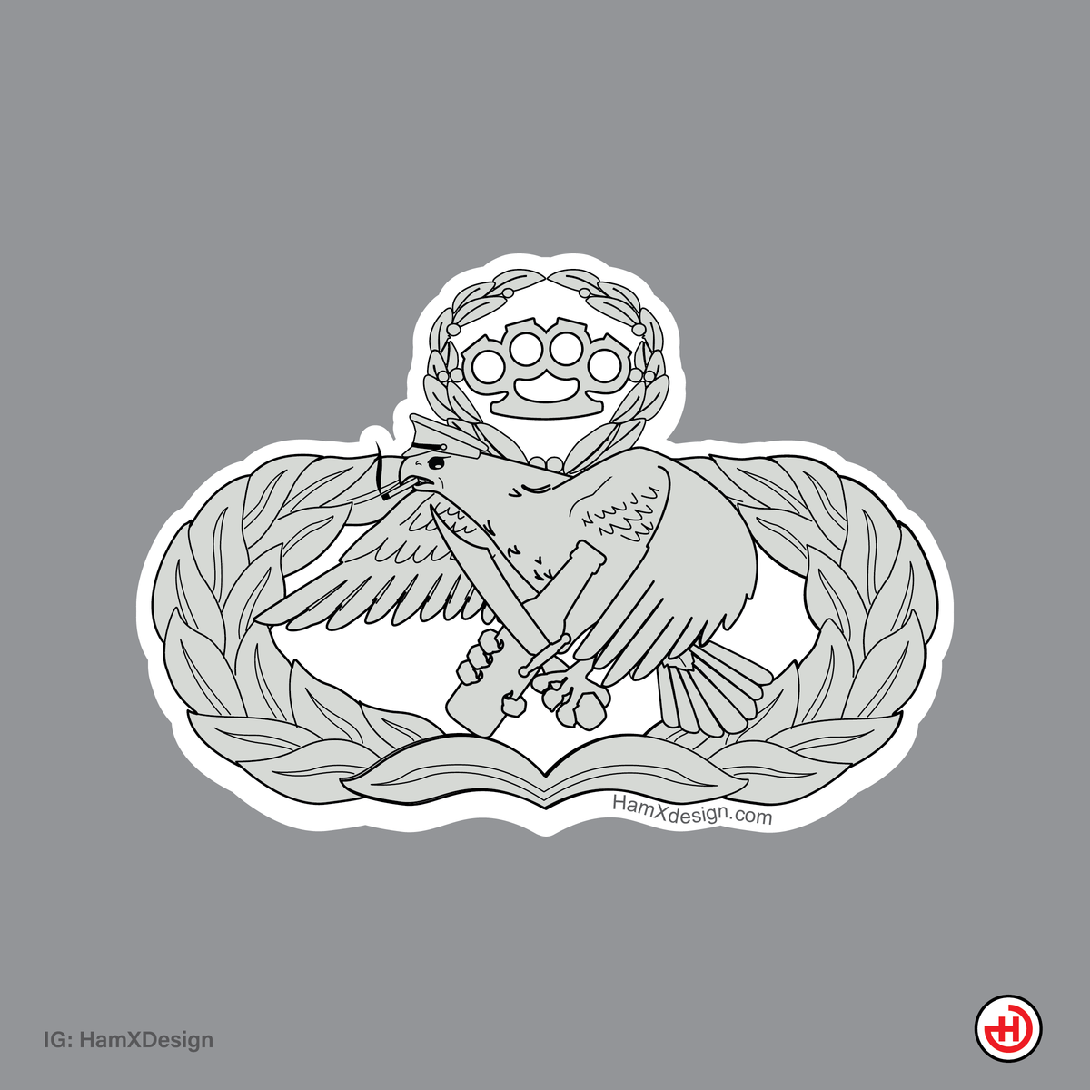 U.S. Air Force Enlisted Deviant Maintenance Badge – Ham's Designs