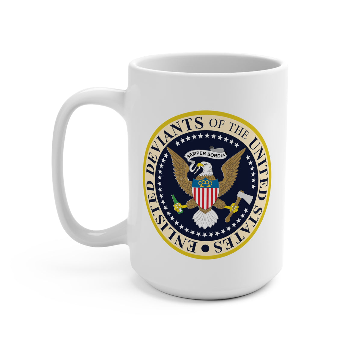 Enlisted Deviant Pres Seal Mug 15oz – Ham's Designs