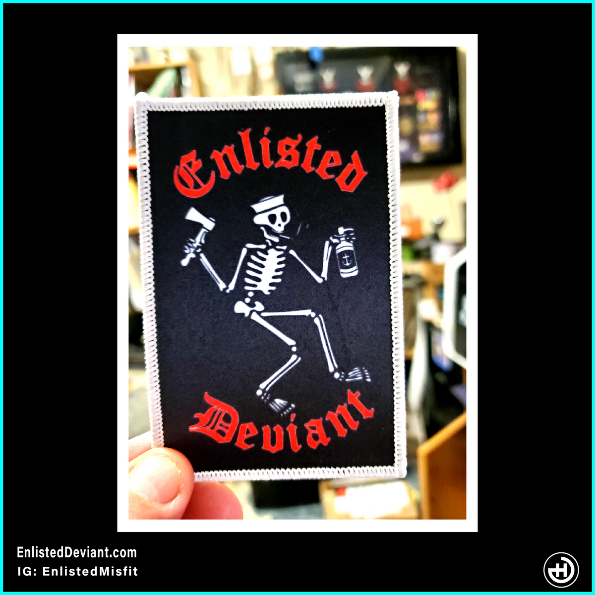 Enlisted Deviant Social Hatchet PATCH – Ham's Designs
