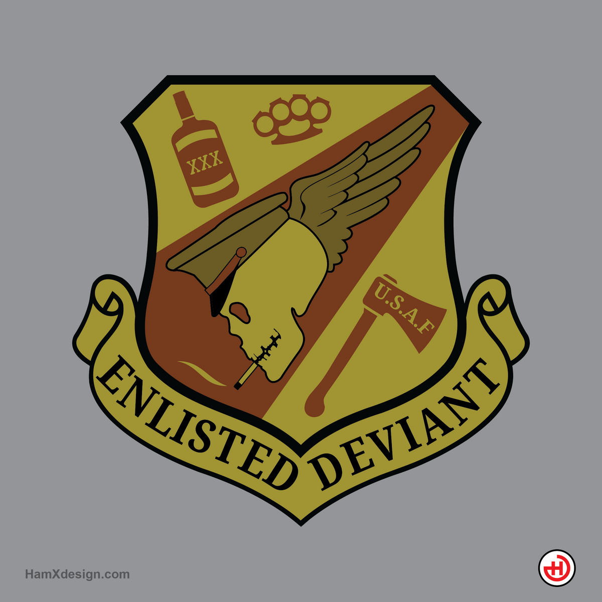 U.S. Air Force Enlisted Deviant OCP Velcro Patch – Ham's Designs